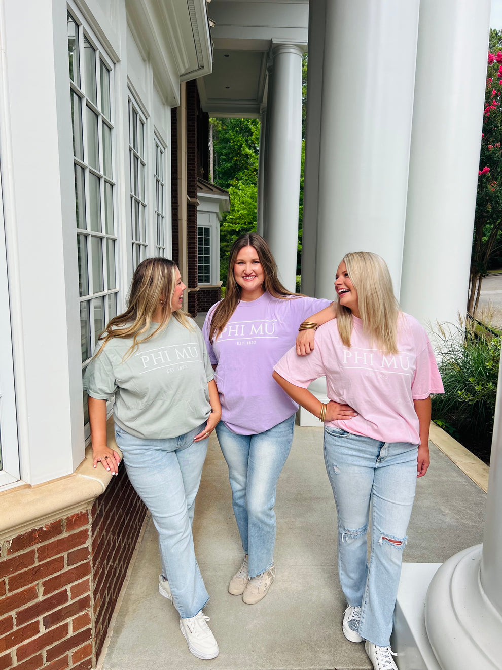 Phi Mu Basic Crew – Carnation Collection