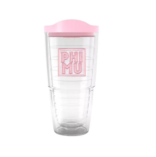 Varsity Patch 24oz Tervis Tumbler – Carnation Collection